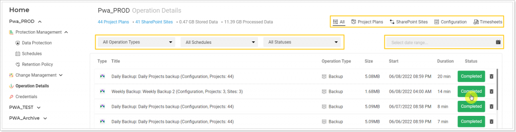 Backup And Restore Projects In Microsoft Project Online Fluentpro Software