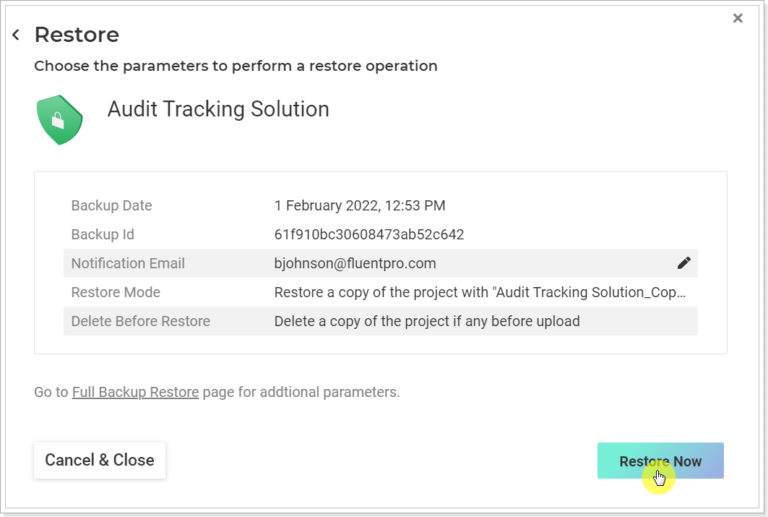 Backup and Restore Projects in Microsoft Project for the Web - FluentPro Software