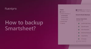 How to Restore Smartsheet Project to a Previous Version - FluentPro ...